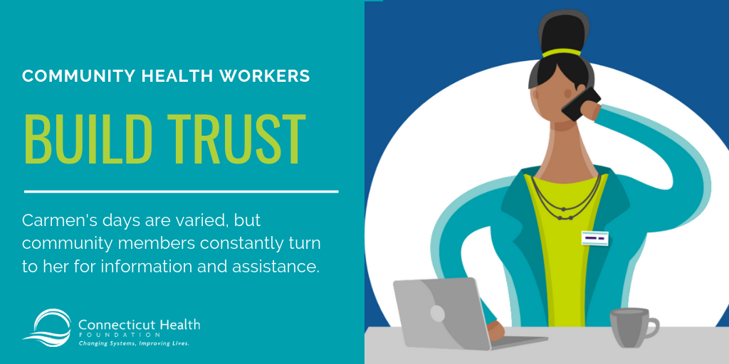 Infographic A Day In The Life Of A Community Health Worker CT Health Infographic A Day In The Life Of A Community Health Worker CT Health